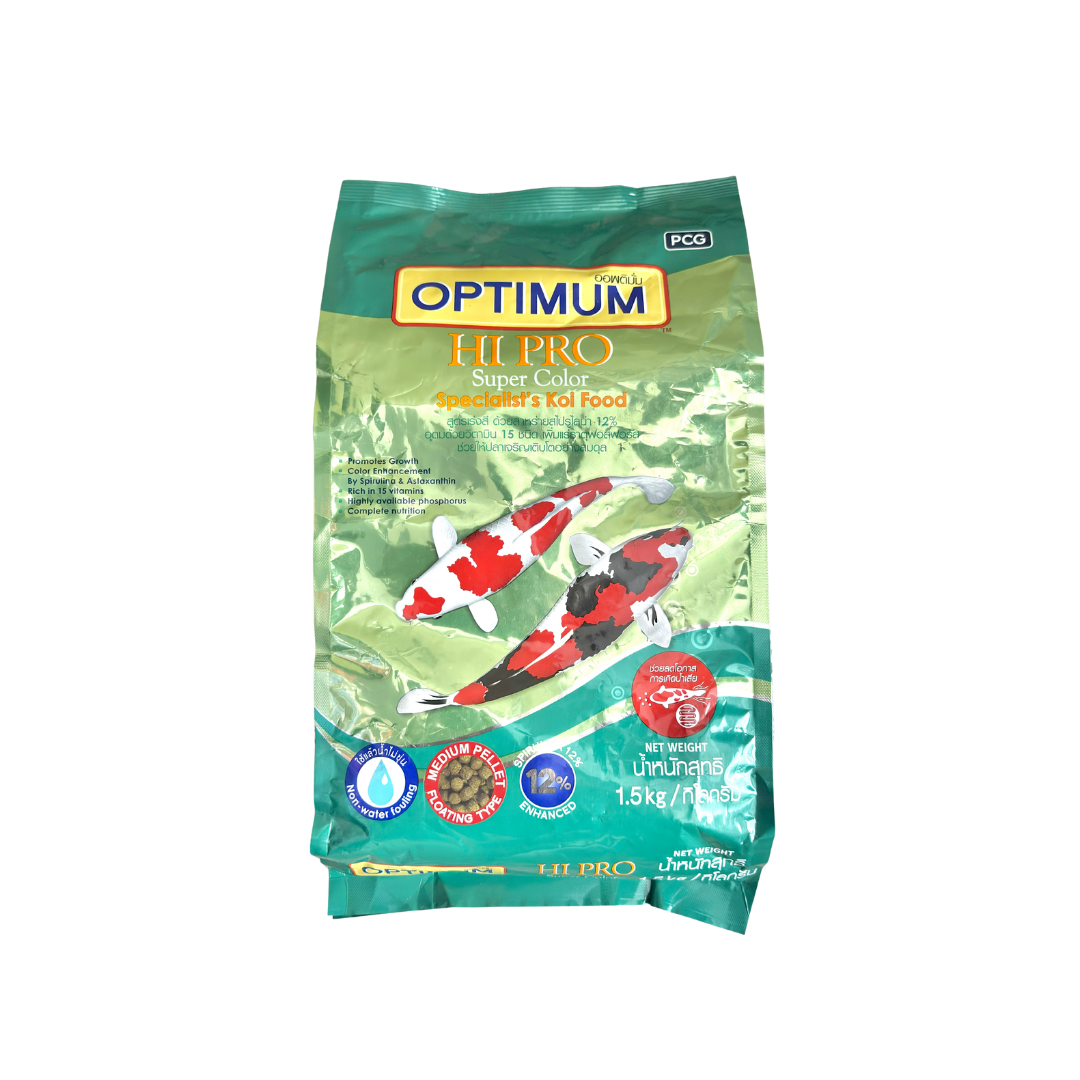 Optimum Hi Pro Super Color 1.5KG – Koi Color Food – Koi Water Hyderabad